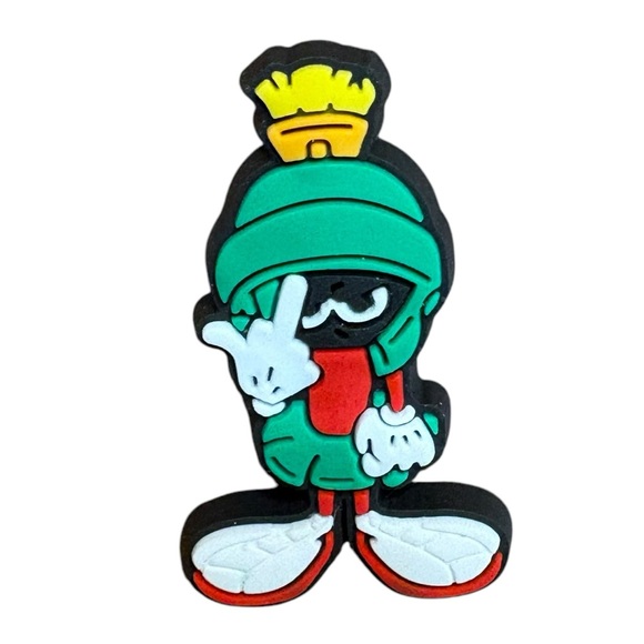 Accessories | Marvin The Martian Middle Finger Croc Charm | Poshmark
